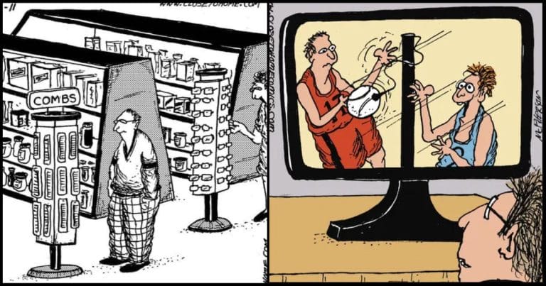 20 Classic Comics Humor “Close To Home” Cartoons That Make Every Day ...